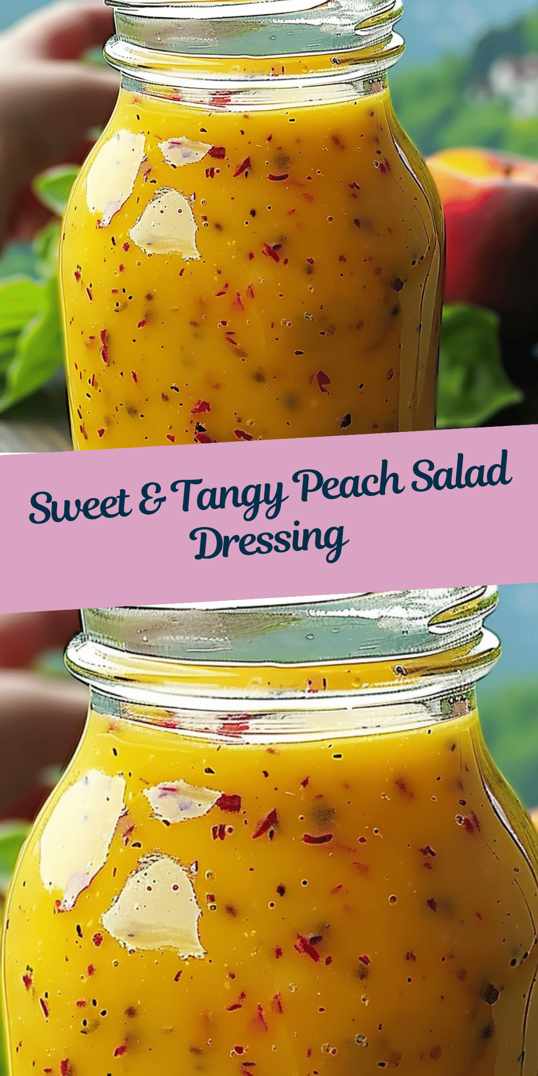 Tasty Peach Salad Dressing | Bitezly