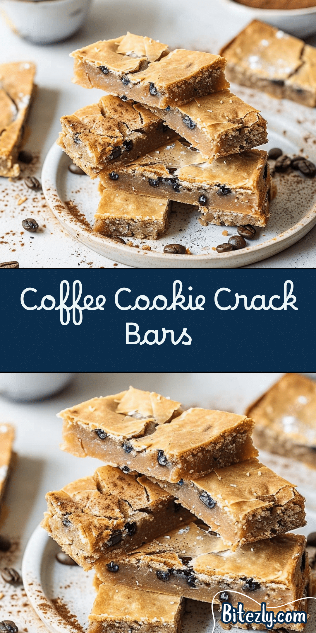 Coffee Cookie Crack Bars | Bitezly