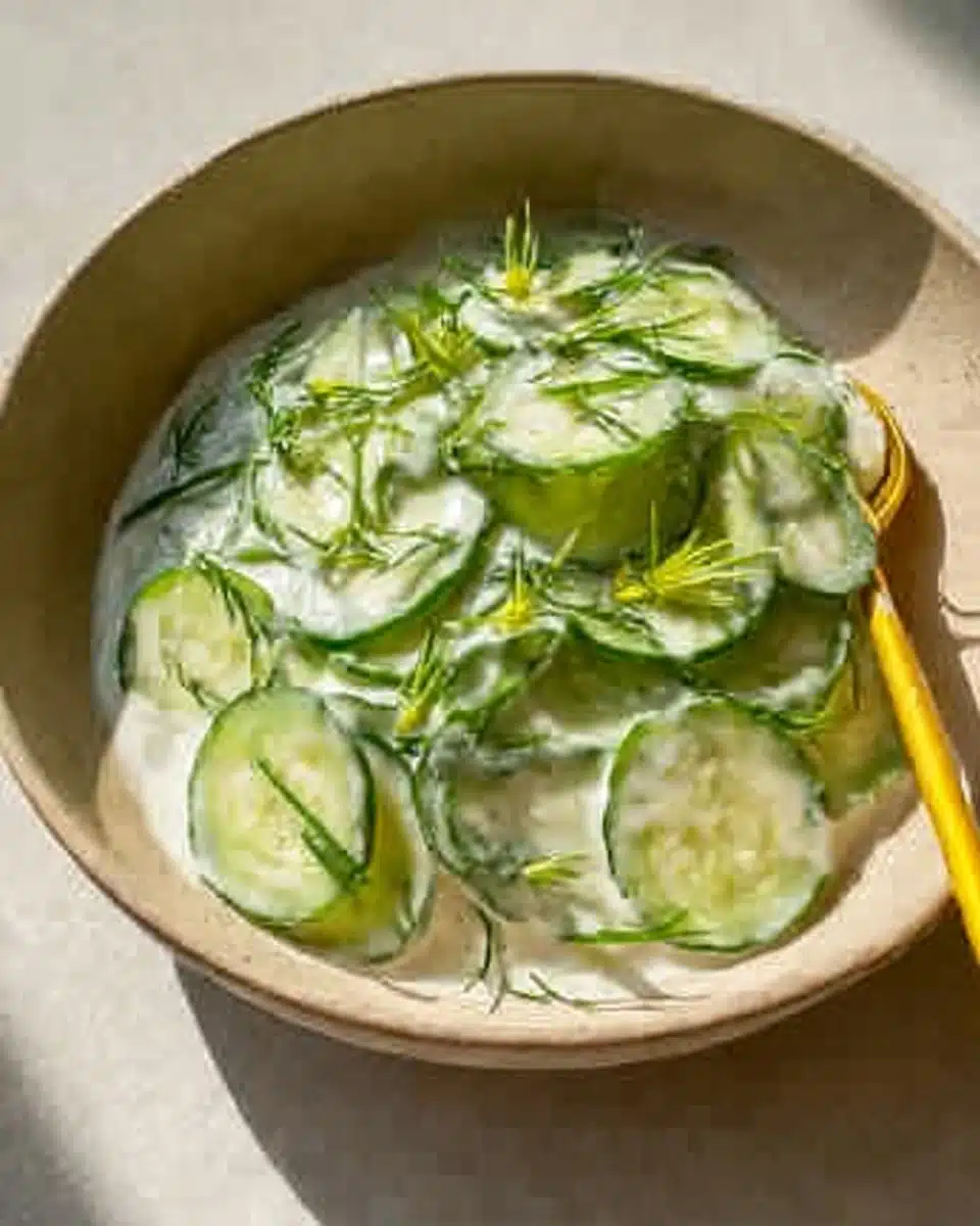 Polish Cucumber Salad Recipe - Refreshing Summer Delight