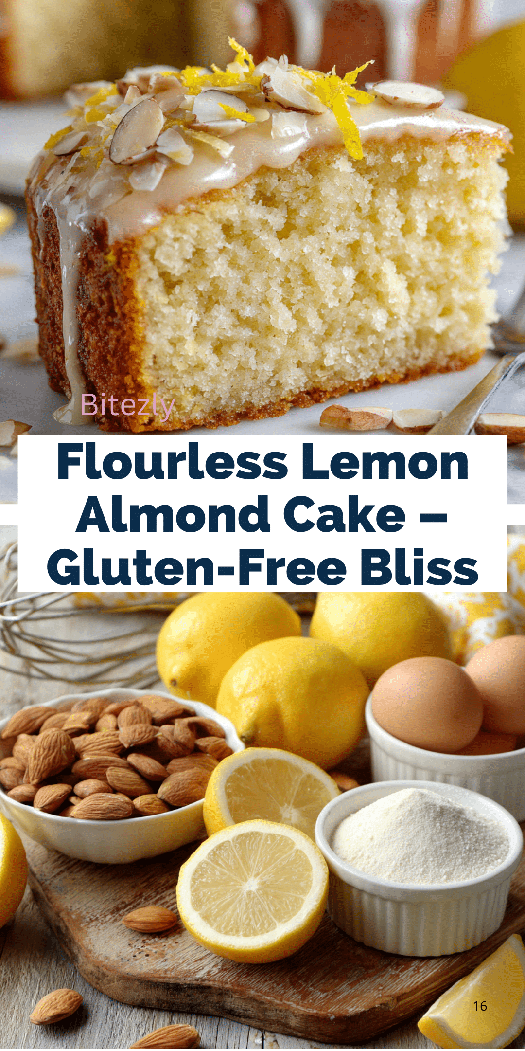 Delightfully Zesty Flourless Lemon Almond Cake - Citrusy Bliss Awaits