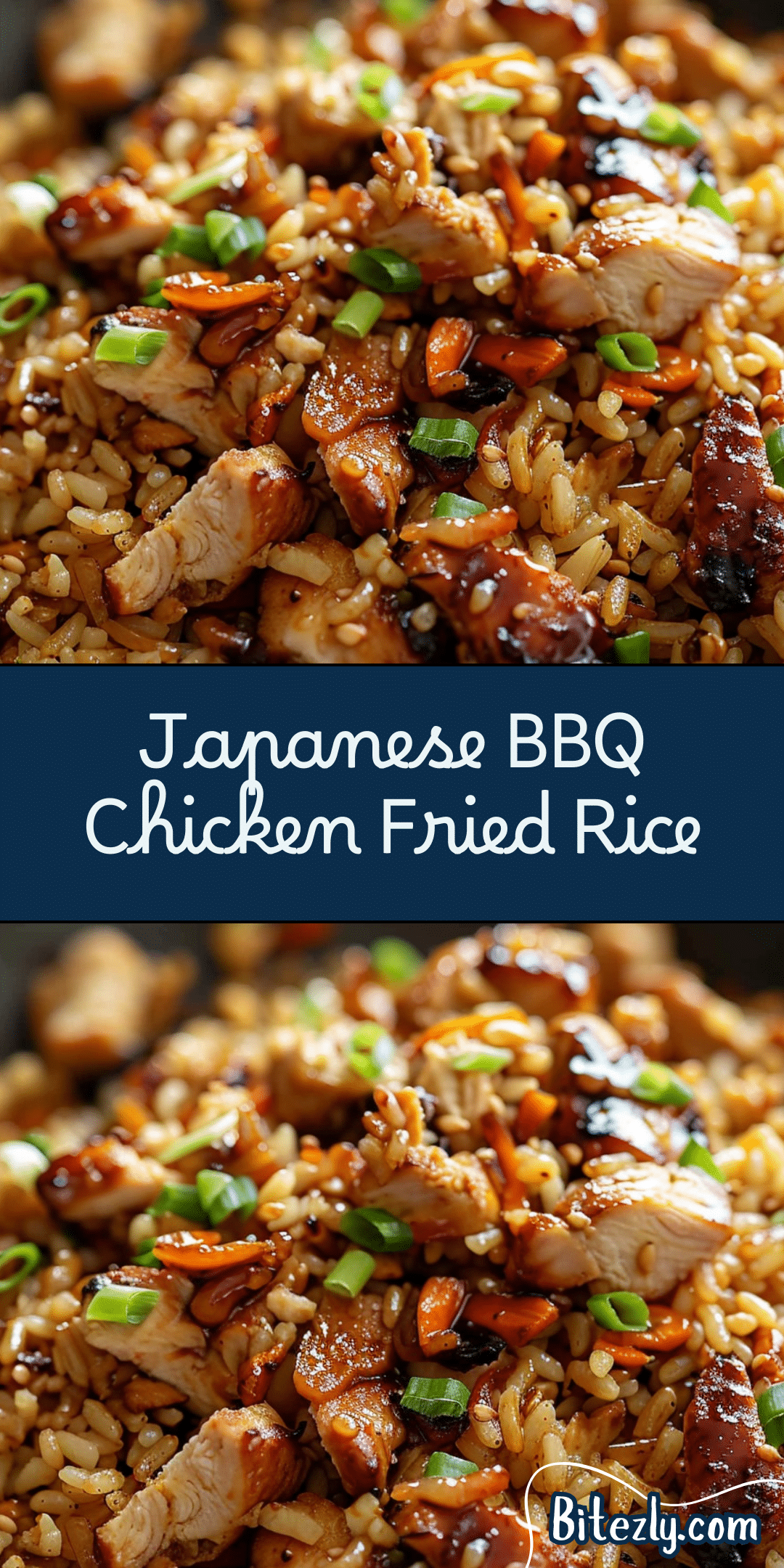 Easy Japanese BBQ Chicken Fried Rice | Bitezly