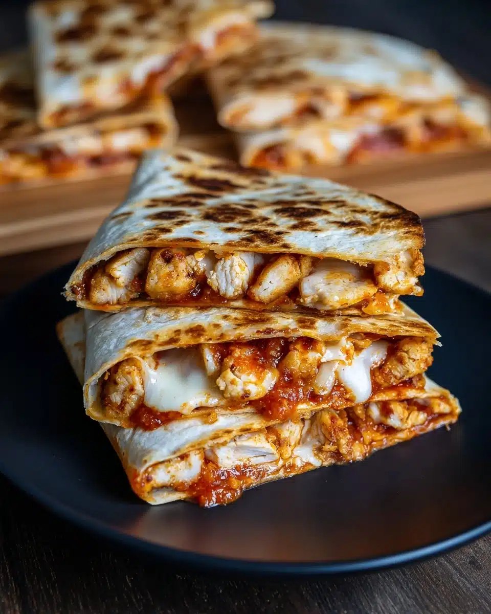 Chicken and Pepperoni Pizza Melts Recipe - Irresistibly Cheesy Delight