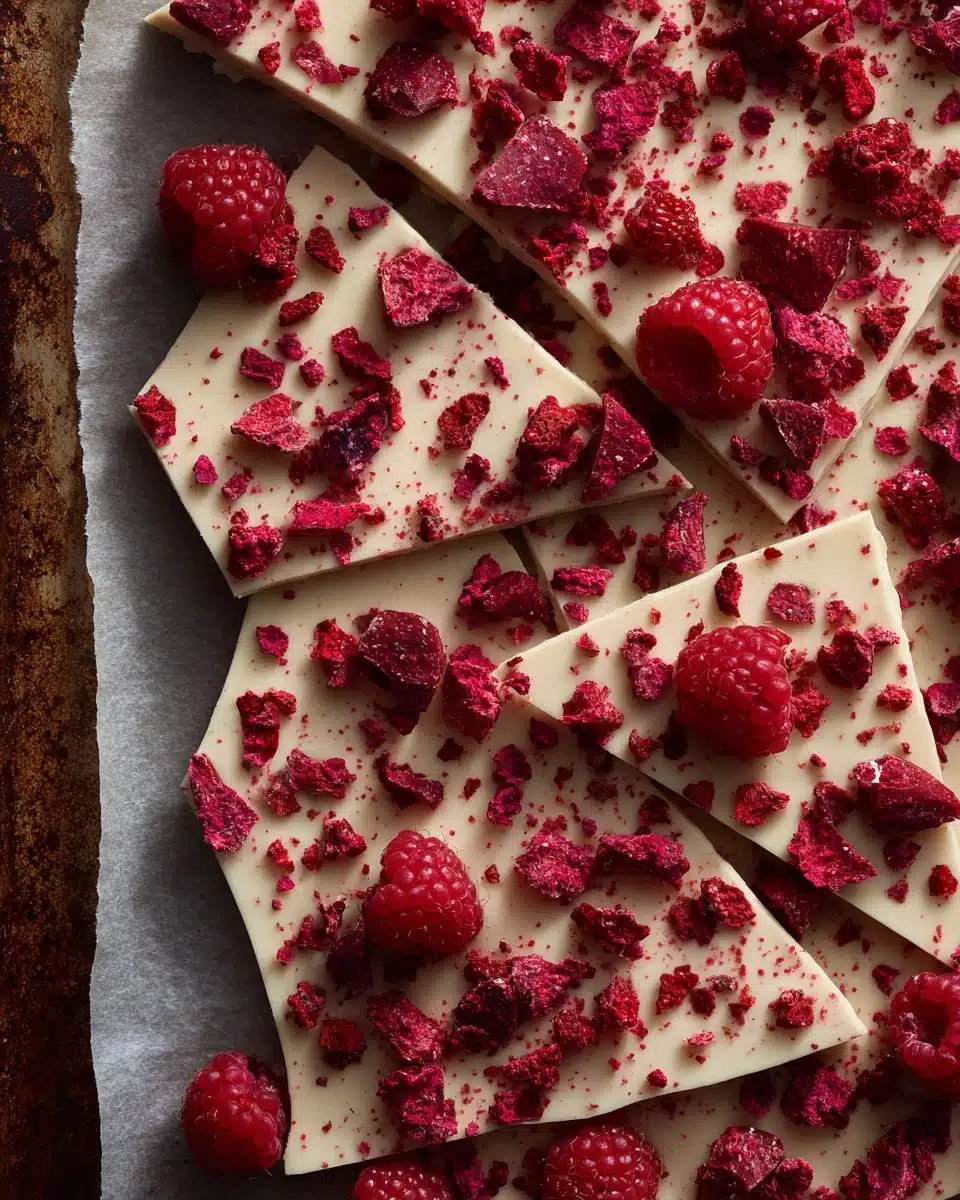 Raspberry Meringue Bark Recipe: Airy, Tangy, and Colorful Delight
