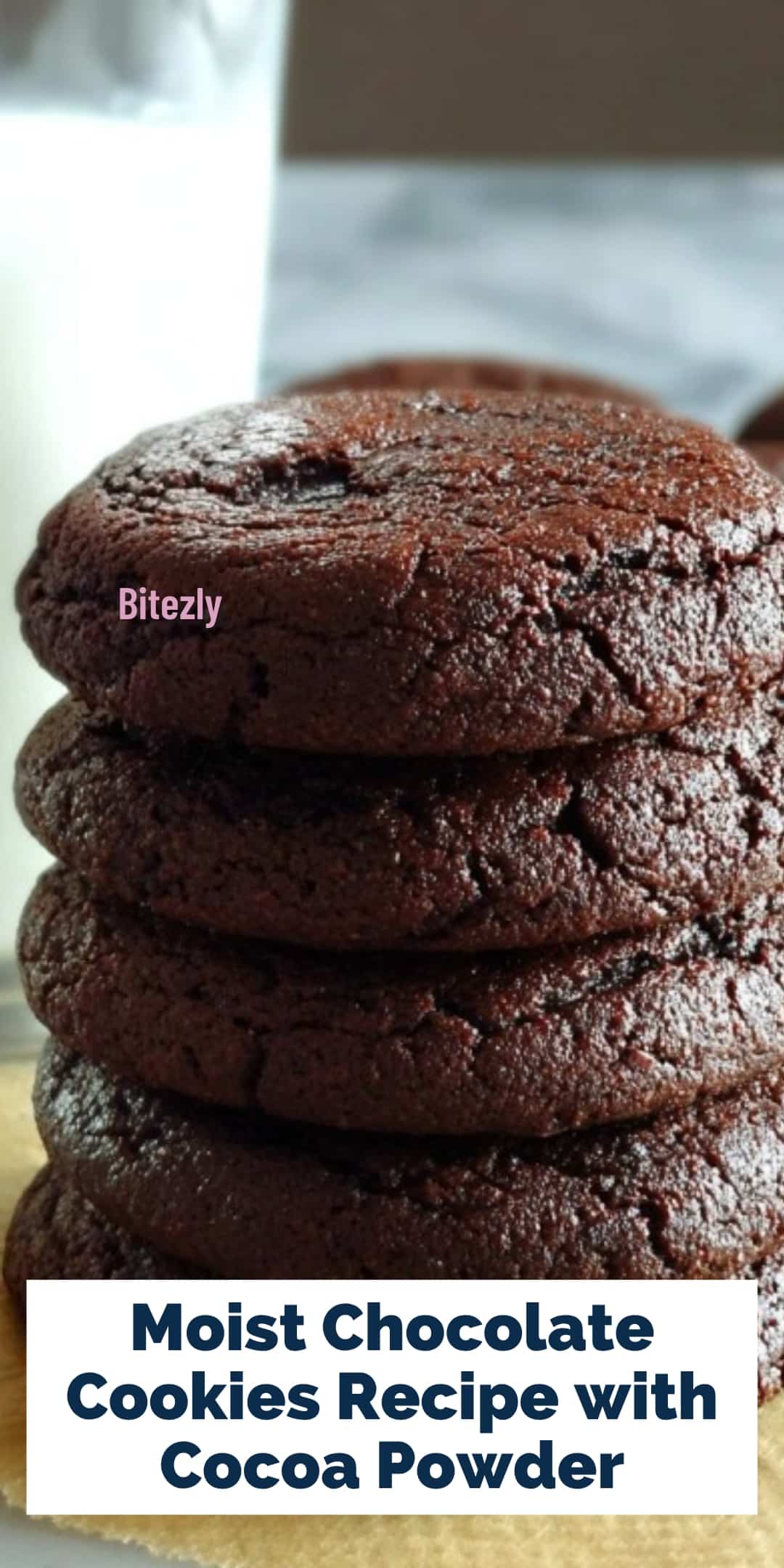 Moist Chocolate Cookies with Cocoa Powder – Irresistibly Soft & Fudgy