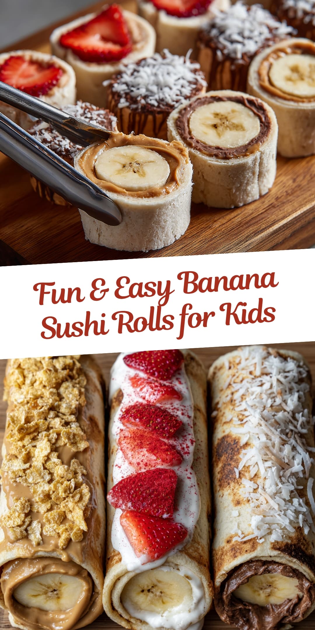 Banana Sushi - Fun and Easy Snack Recipe
