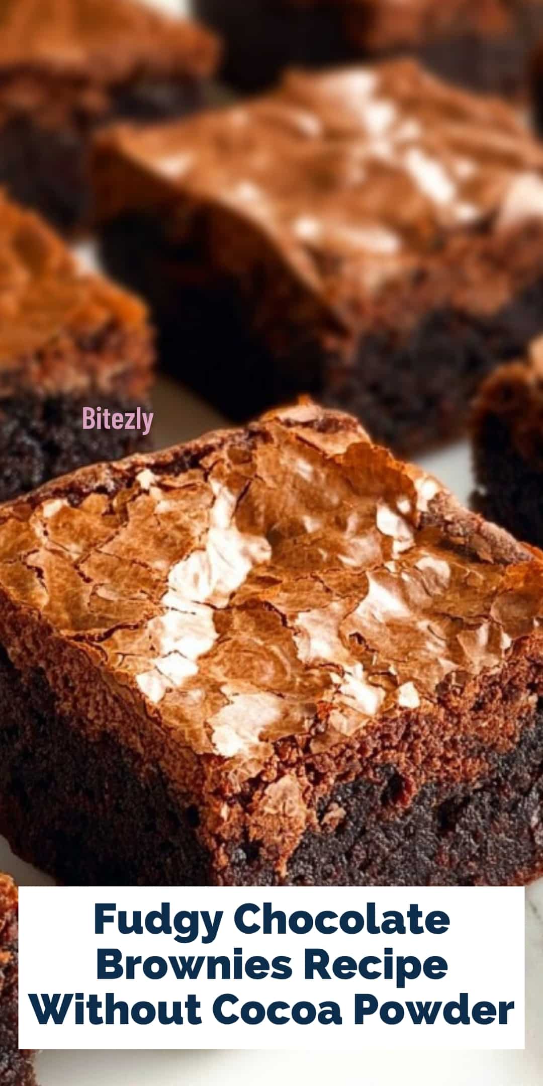 Fudgy Chocolate Brownies Without Cocoa Powder | Irresistible & Easy