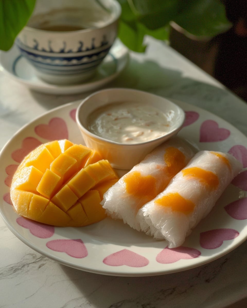 Mango Sticky Rice Spring Rolls: A Refreshing Thai Summer Delight