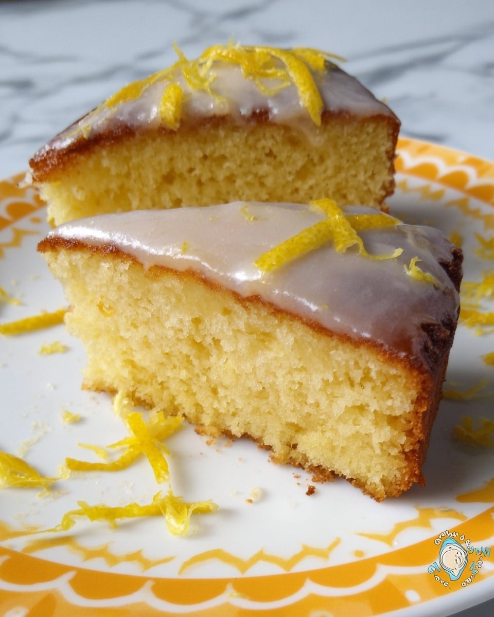 Lemon Cake with Zesty Glaze: Bright, Moist & Delightful