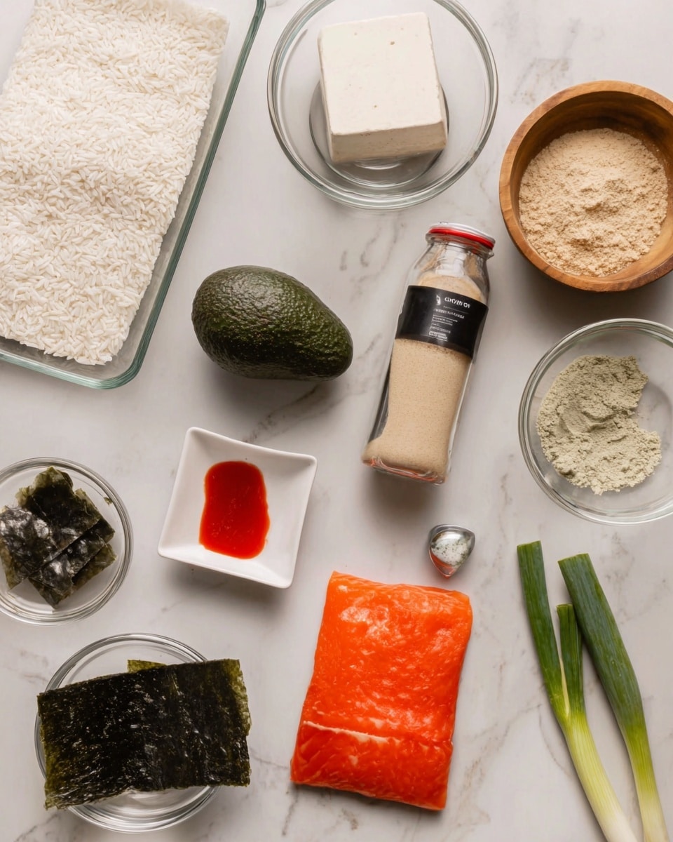 Easy Salmon Sushi Bake with Creamy Spicy Mayo - Delicious & Quick