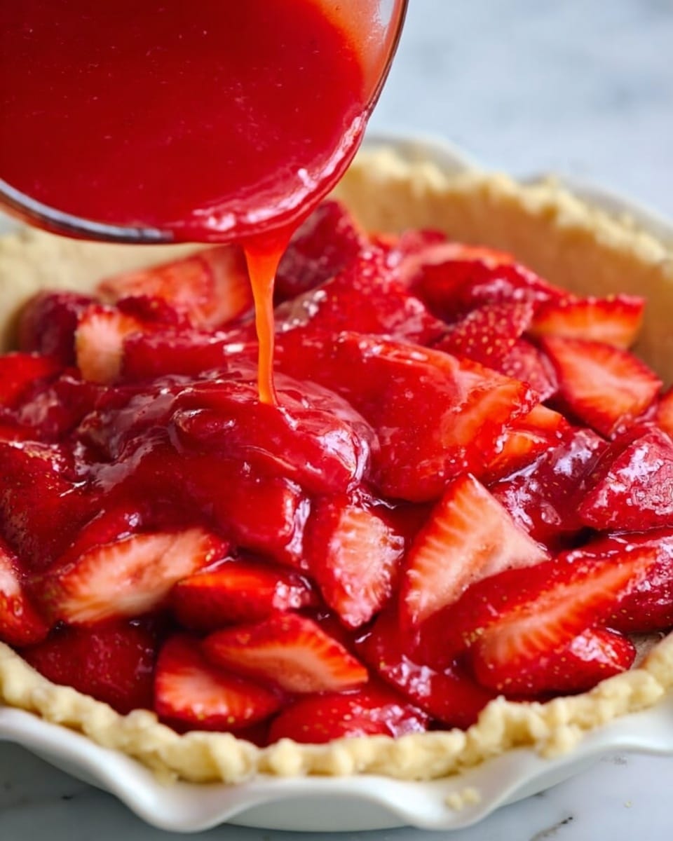 Fresh Vegan Strawberry Pie - Delicious Summer Fruit Dessert