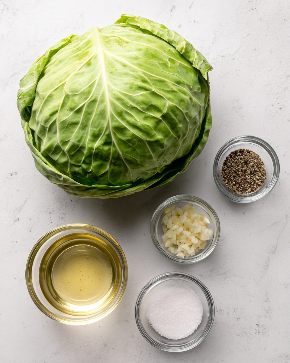 Garlic Seasoned Baked Cabbage Steaks: Tender & Flavorful