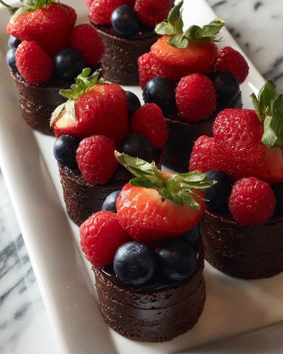 Mini Double Chocolate Berry Cakes: Irresistible & Elegant