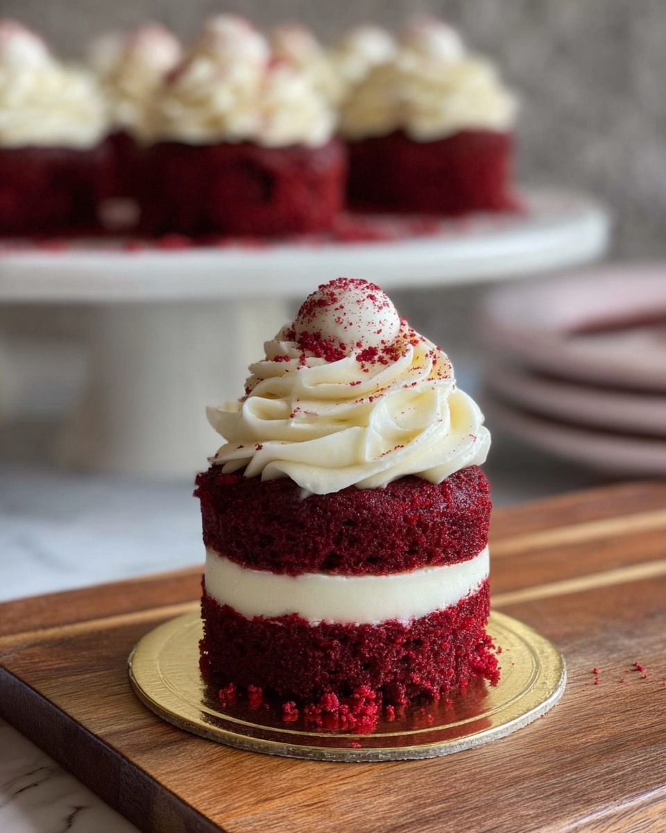 Mini Red Velvet Cakes: Moist & Decadent Treats with Cake Truffles