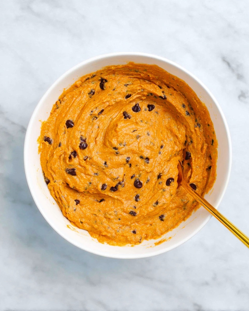 Soft Pumpkin Cookies with Mini Chocolate Chips & Vanilla Frosting
