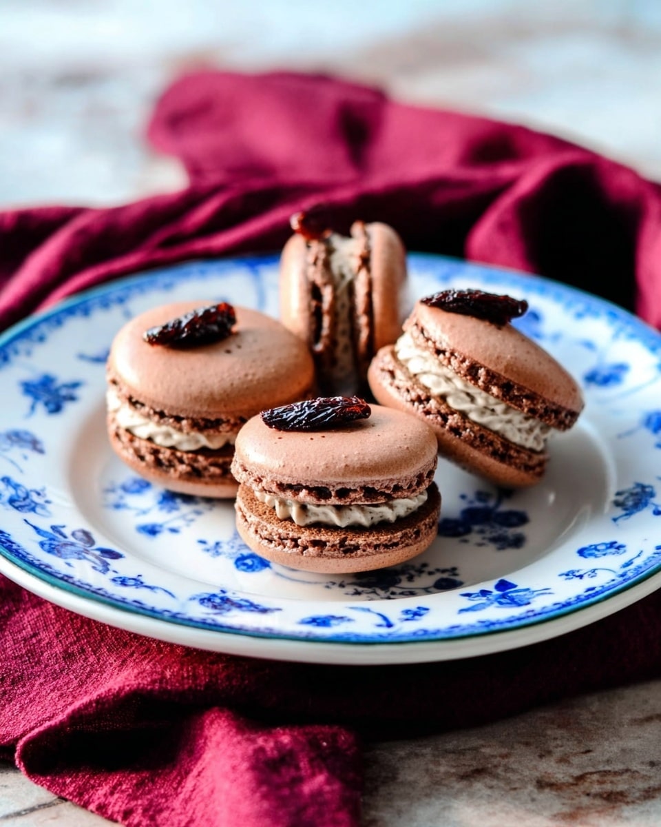 Beet Goat Cheese Savory Macaron: Elegant & Flavorful Appetizer