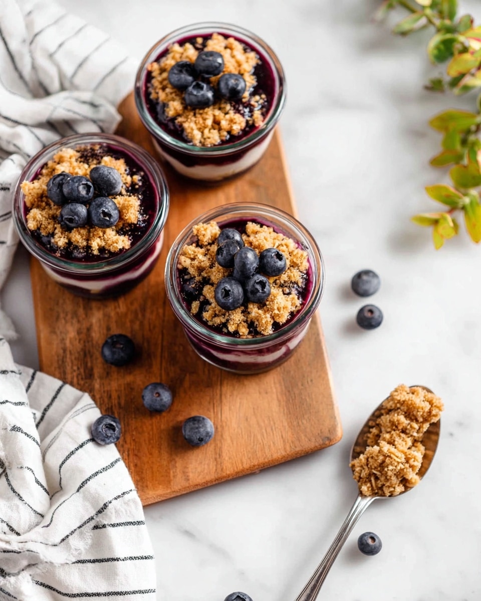 Blueberry Pie Chia Pudding with Nut Crumble – Delicious & Healthy