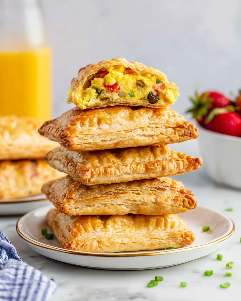 Homemade Breakfast Hot Pockets with Sausage and Cheddar