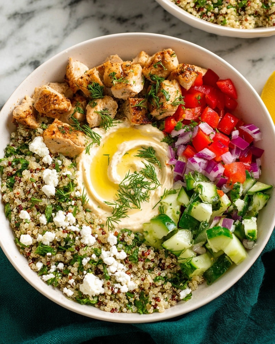 Greek Chicken Bowls: Vibrant Mediterranean Dinner Idea