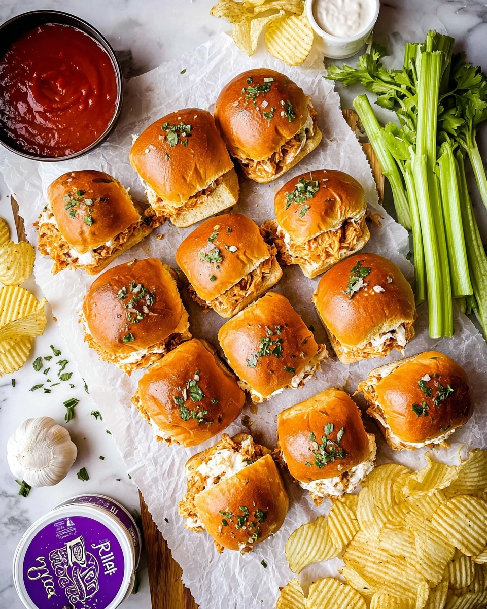 Easy Buffalo Chicken Sliders Recipe | Flavorful & Simple