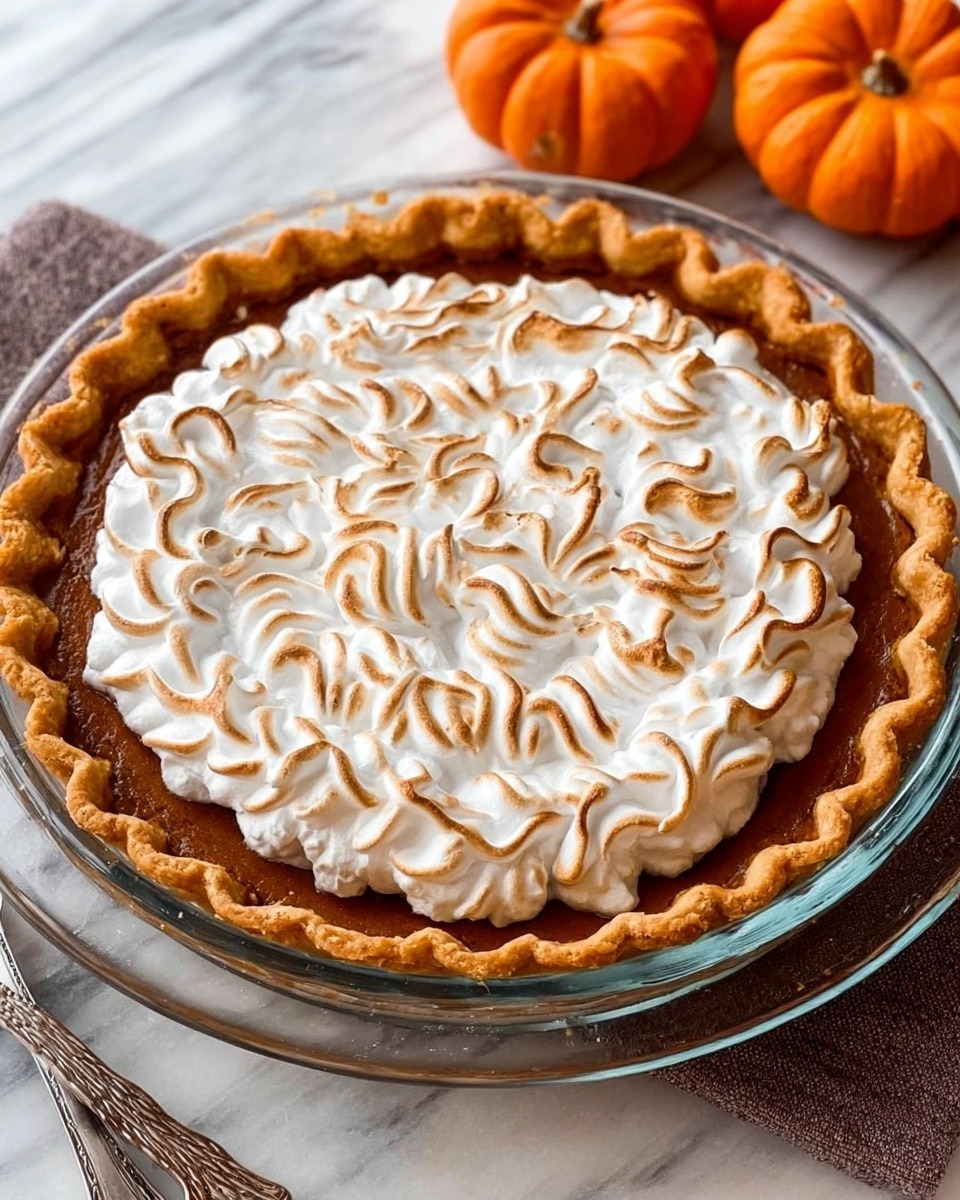 Chai Pumpkin Meringue Pie: Warm Spiced Fall Dessert