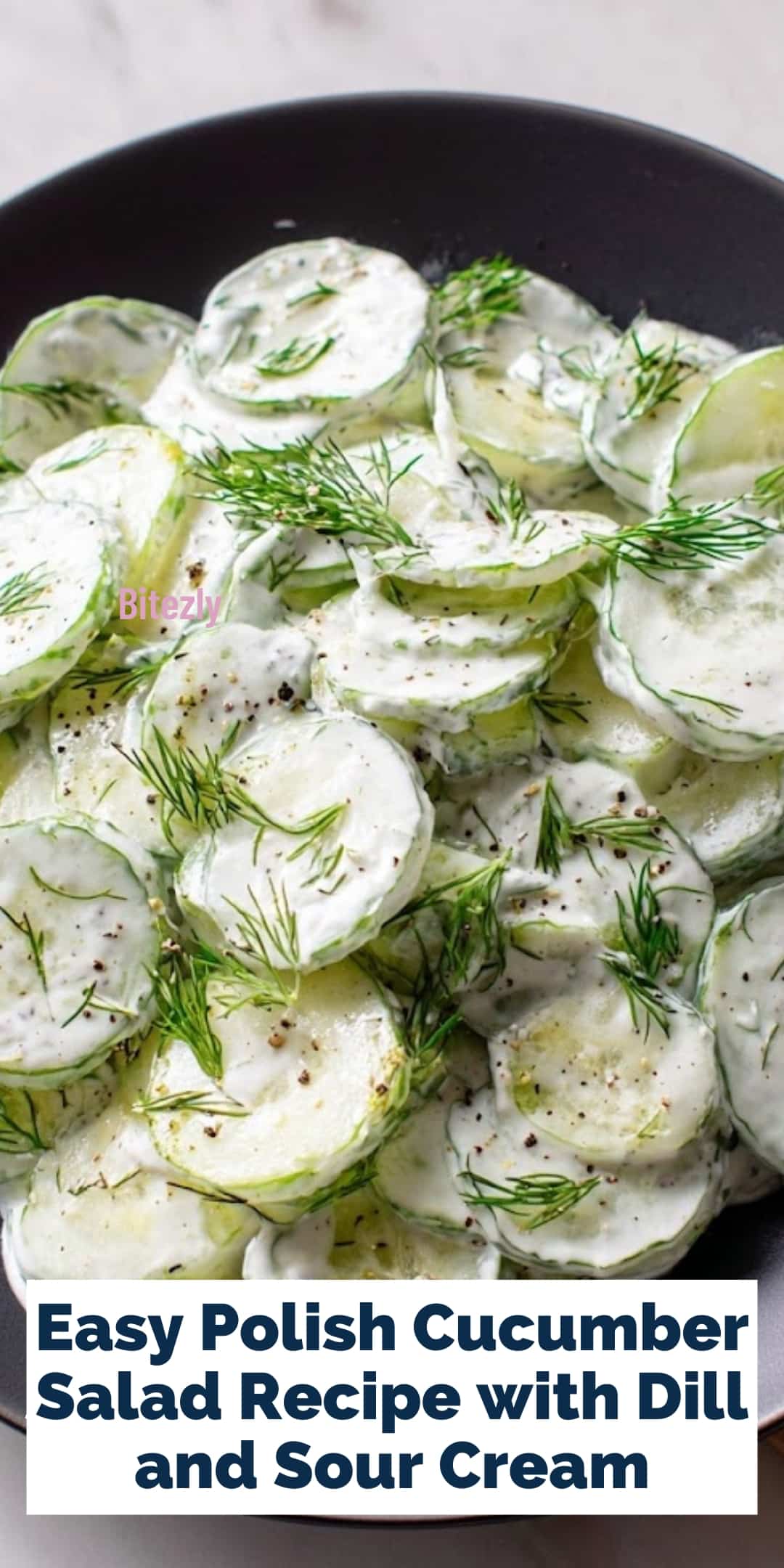 Polish Cucumber Salad Mizeria: Fresh, Tangy & Easy