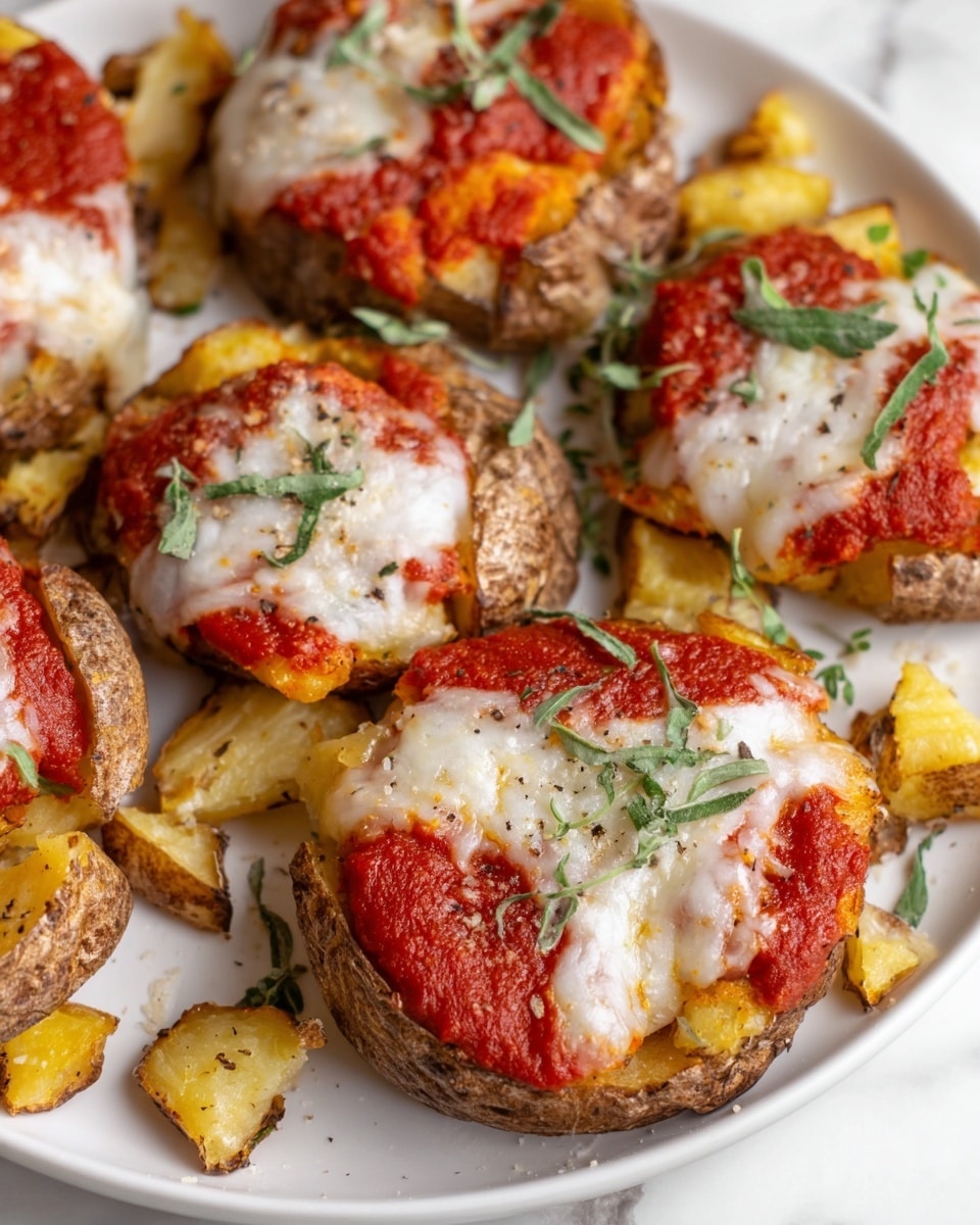 Pizza Smashed Potatoes: Delicious Crispy Potato Appetizer