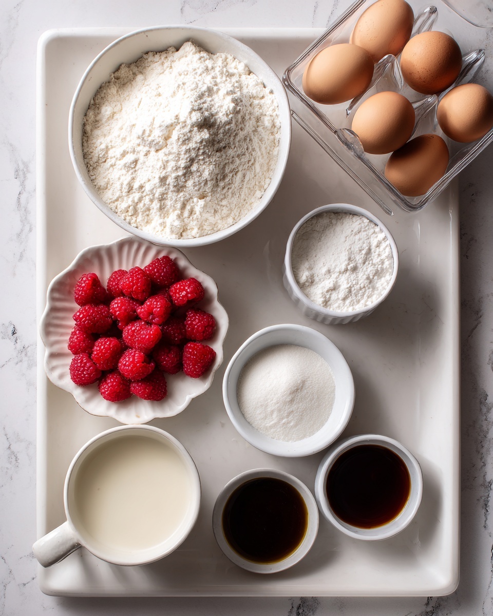 Angel Food Cake with Raspberry Cream | Light & Fluffy Delight