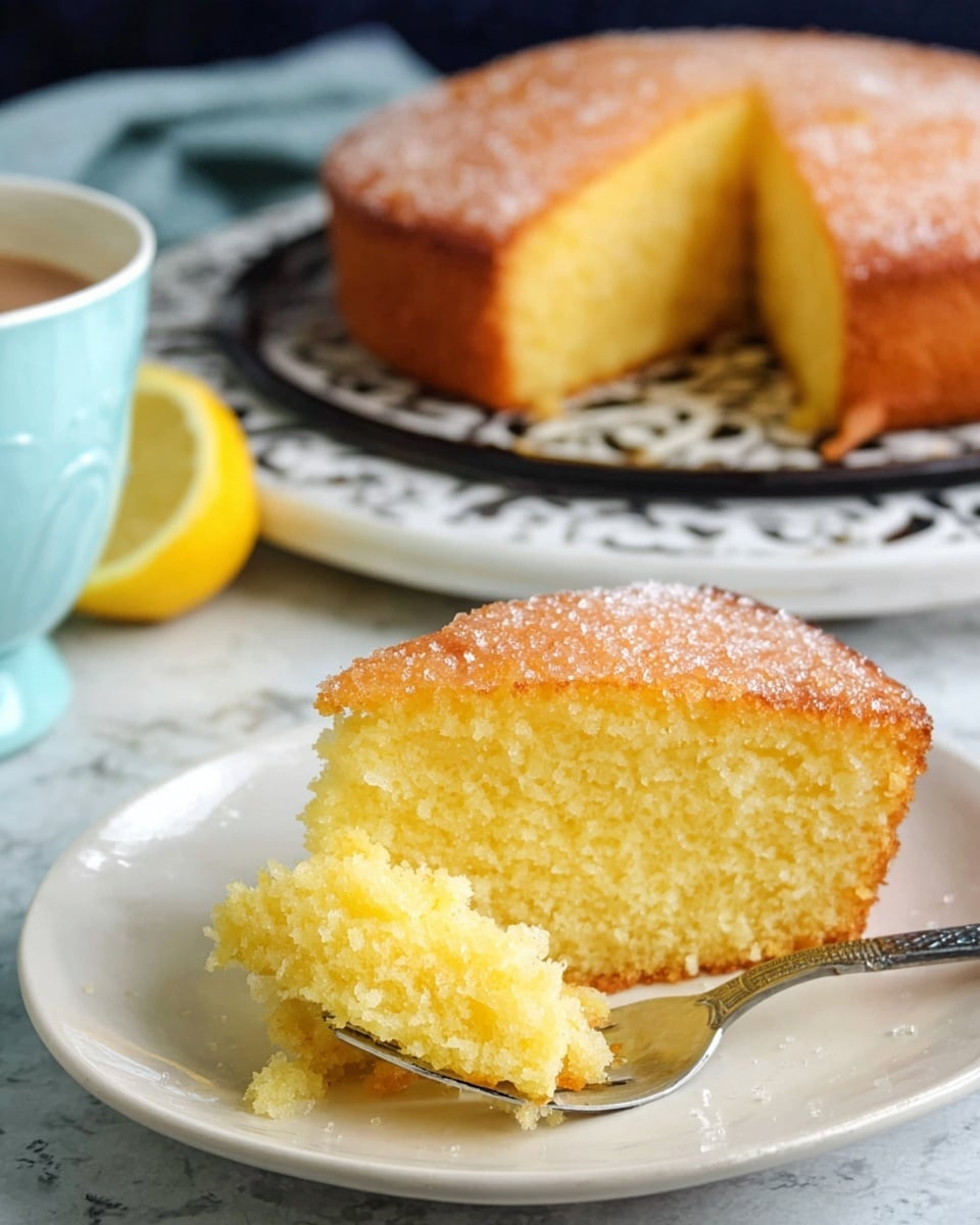 Marry Berry's Moist Lemon Drizzle Cake - Bright & Zesty Delight