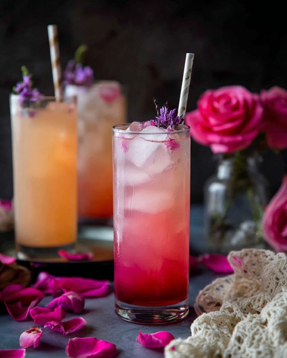 Floral Ginger Rose Fizz: Refreshing Floral Sparkler You'll Love