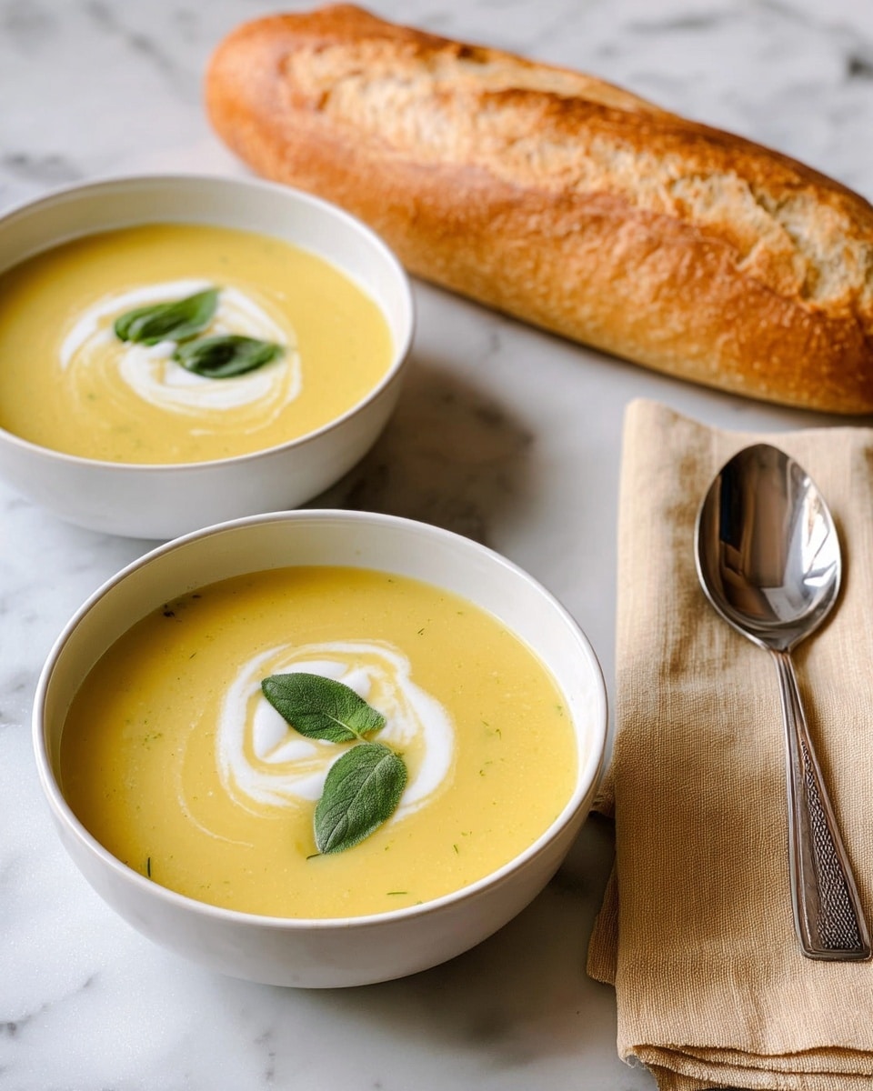 Creamy Butternut Squash Soup with Crispy Sage – Cozy & Delicious