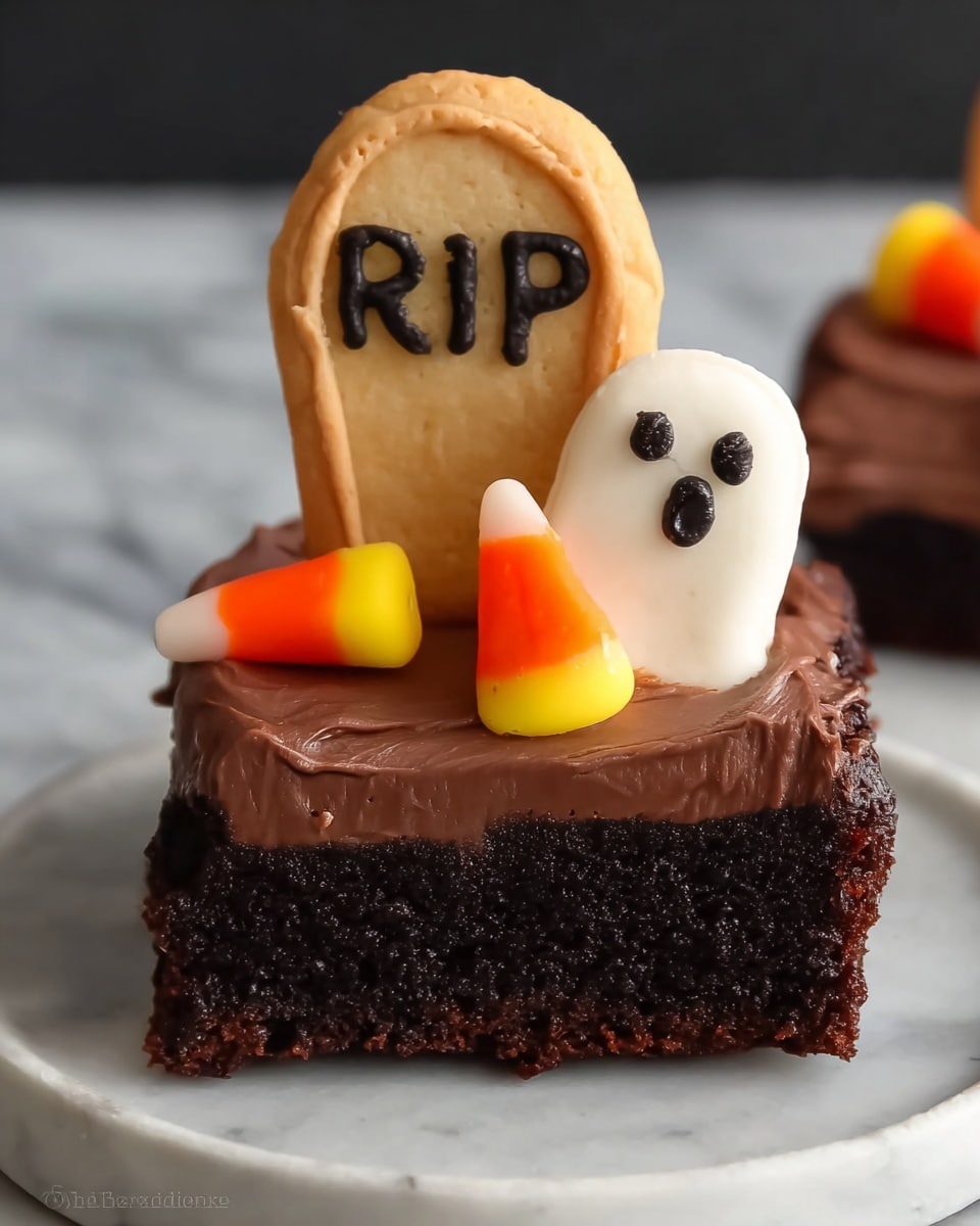 Haunted Graveyard Brownies: Spooky Halloween Treats